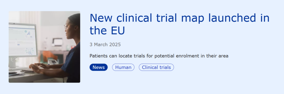 New clinical trial map launched in the EU | CDDF